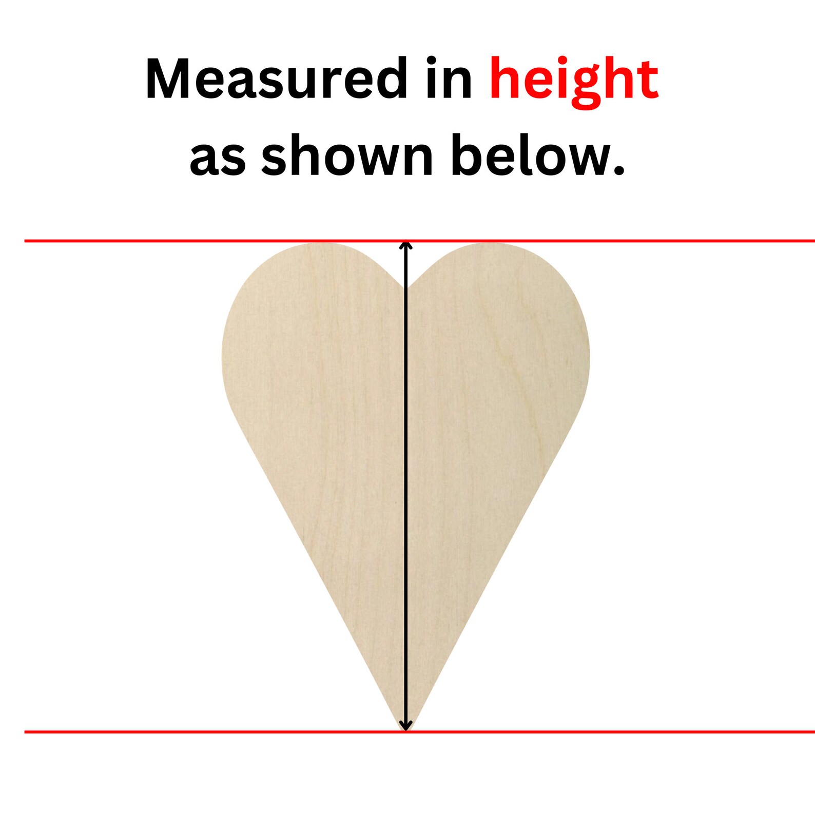 Unfinished Wooden Primitive Heart Shape | Valentines - Love | Heart ...
