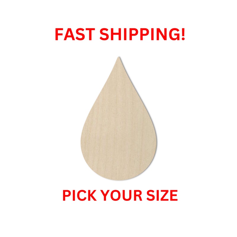 Tear Drop Shape - Etsy