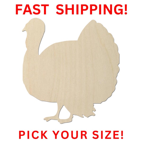 Wooden Turkey - Etsy