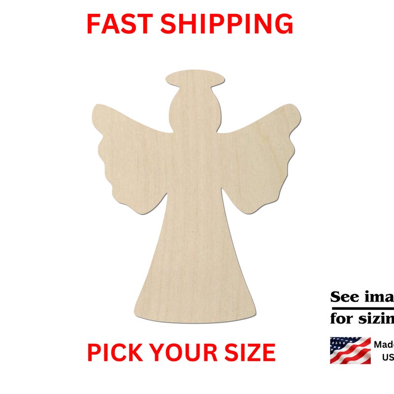 Wooden Angels - Etsy