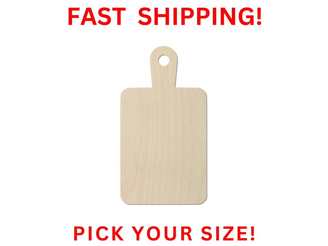 Unfinished Wooden Cutting Board Shape 02 | Cutting Board Wood Shape ...