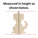 Unfinished Wooden Cartoon Dog Shape | Cartoon Dog Cutout | Craft ...