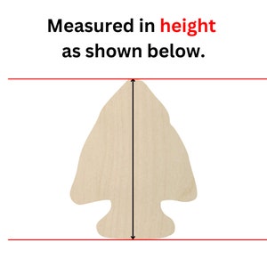 Unfinished Wooden Arrowhead Shape | Arrow Head Blank Cut Out | Craft ...