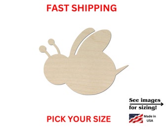 Bumble Bee 2 Laser Cut Out Unfinished Wood Shape Craft - Etsy
