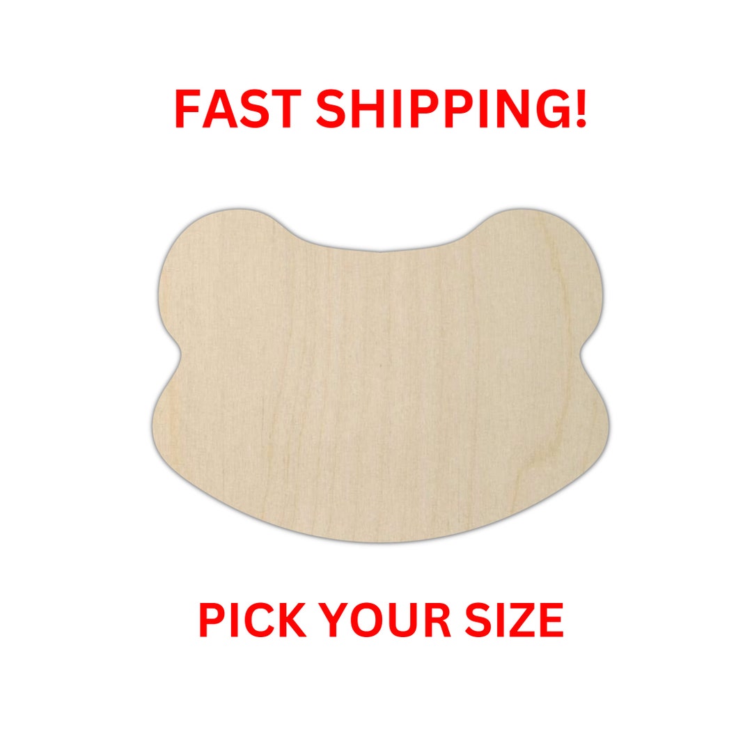 Unfinished Wooden Frog Head Shape | DIY Crafting Supplies | Frog ...