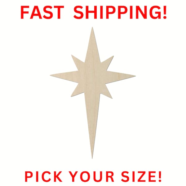 Wooden North Star - Etsy