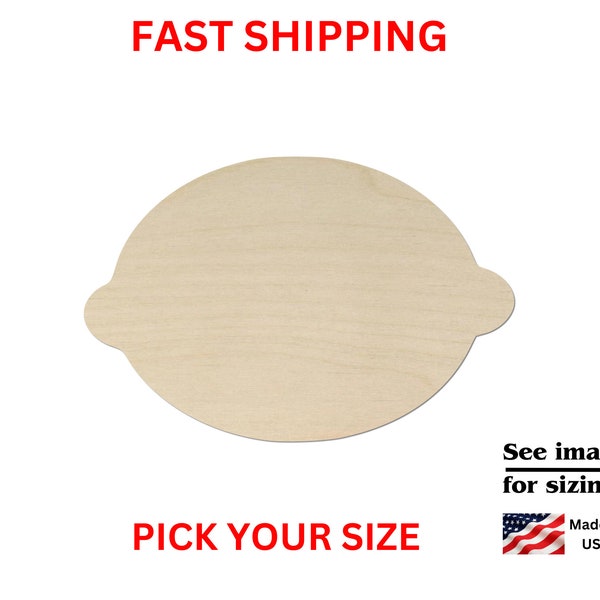 Lemon Wood Cutout - Etsy