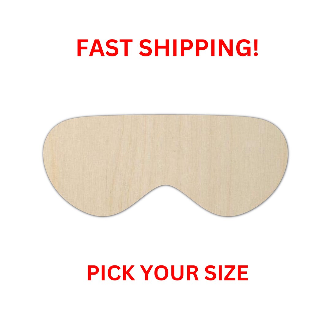 Unfinished Wooden Eye Mask Shape | Eye Mask Cutout | Craft Supplies ...