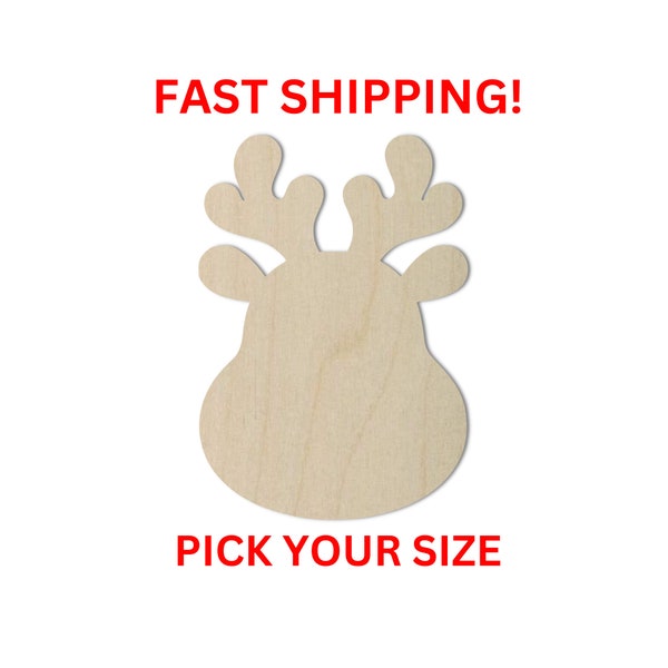 Wooden Reindeer - Etsy