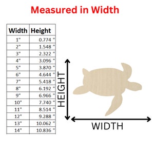 Unfinished Wooden Turtle Shape 02 Sea Turtle Cut Out Crafting Blanks ...