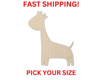 Wooden Giraffe Cutout - Etsy