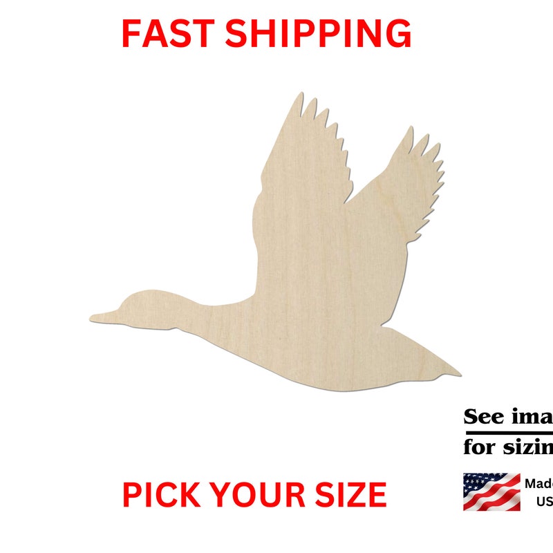 Mallard Duck Shape Cutout - Etsy