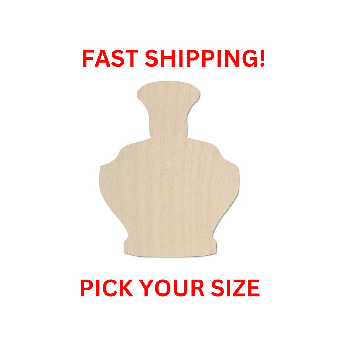 Unfinished Wooden Potion Bottle Shape | Potion Witch Cutout | Perfume ...