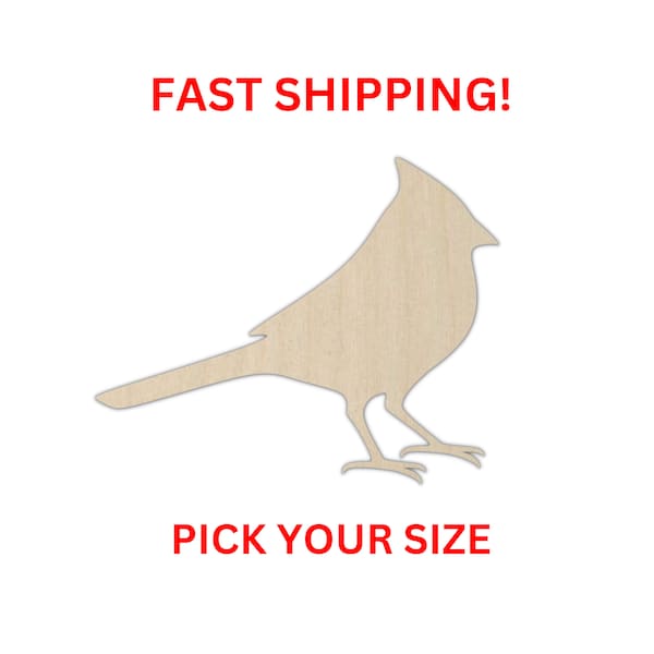 Cardinal Bird Craft Shape - Etsy