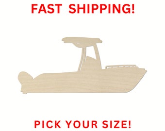 Wood Yacht Boat Cutout, Wooden Craft Supplies, Wood Crafting Shapes ...