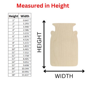 Unfinished Wooden Milk Can Shape | Milk Can Cutout | DIY Craft Supplies ...