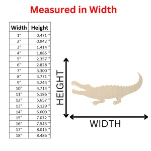 Unfinished Wooden Alligator Shape Alligator Blank Cutout - Etsy
