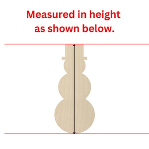 Unfinished Wooden Snowman Shape | Unfinished Wooden Snowman Cutout ...