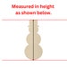 Unfinished Wooden Snowman Shape | Unfinished Wooden Snowman Cutout ...