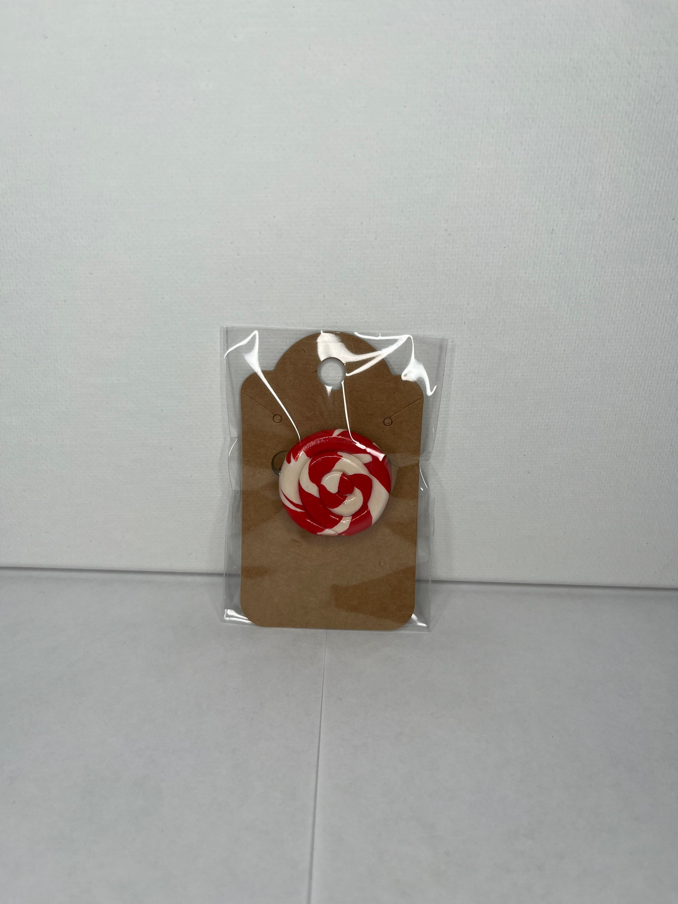 Peppermint Swirl Pin, Candy Buttons, Decorative Buttons, Peppermint ...