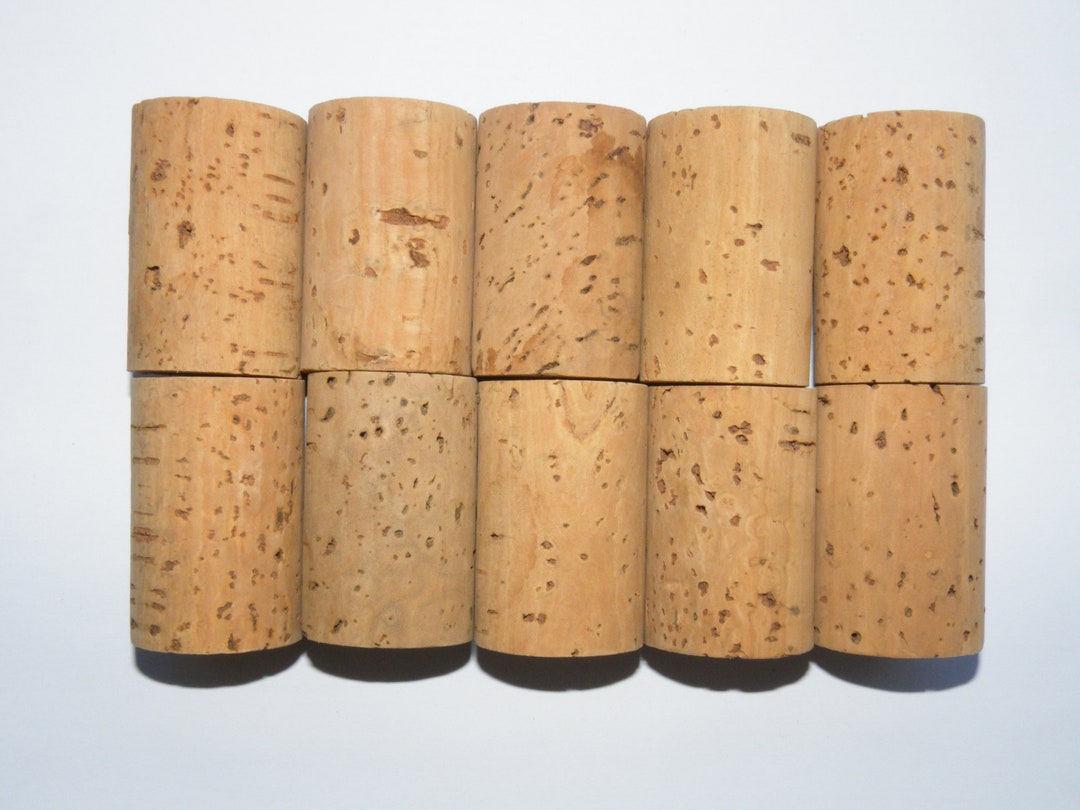 10 Cork Cilinders(otherwise) Make in 1 Piece With 2"x1 1/4"(50 Mm ...