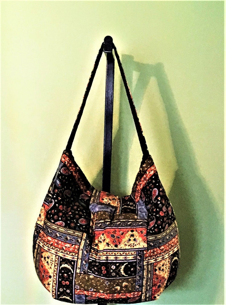 Paisley Patchwork Hobo Bag: Boho Shoulderbag, Big Tote - Etsy