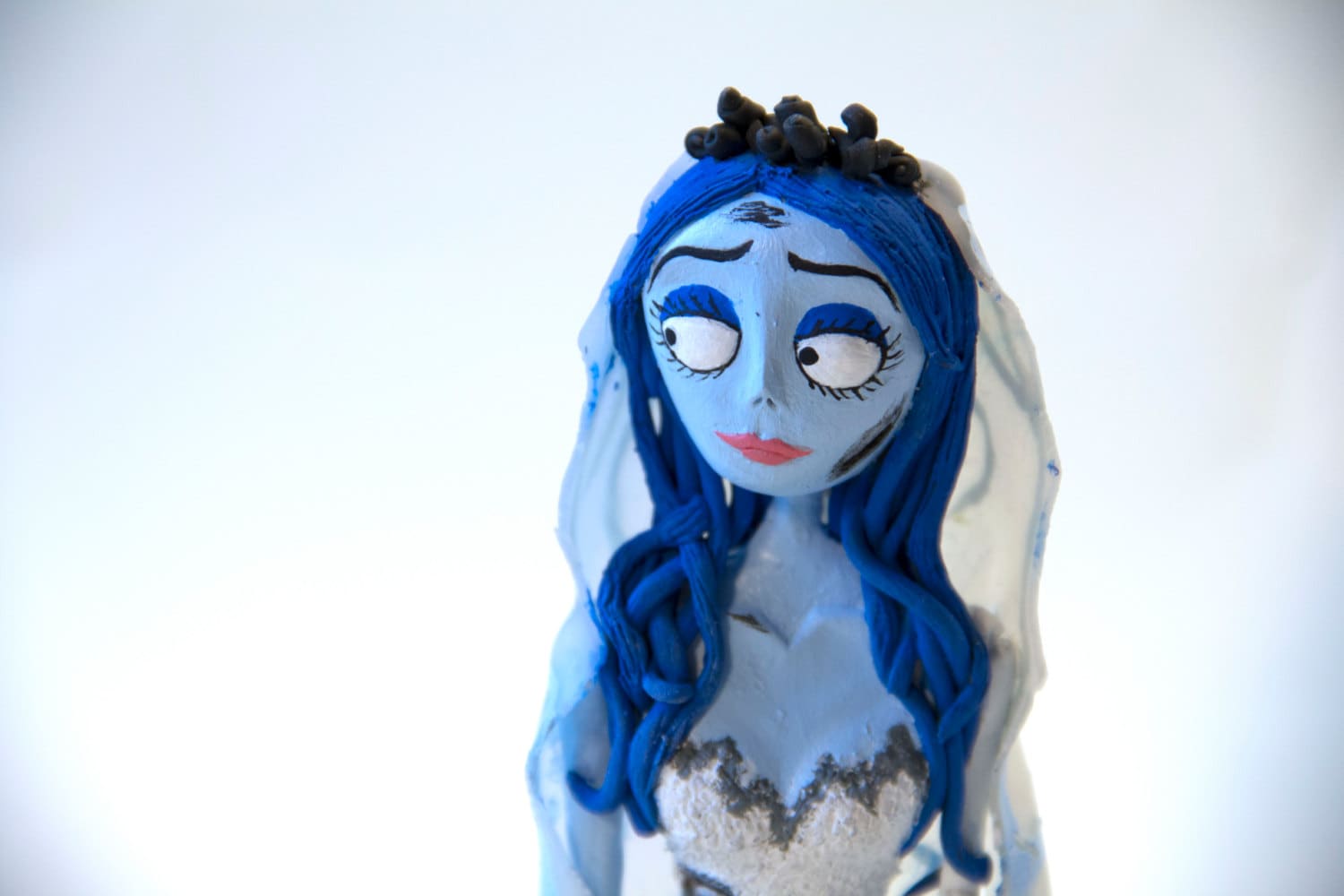 Corpse Bride Emily Inspired Sculpture Corpse Bride Characters, Polymer ...