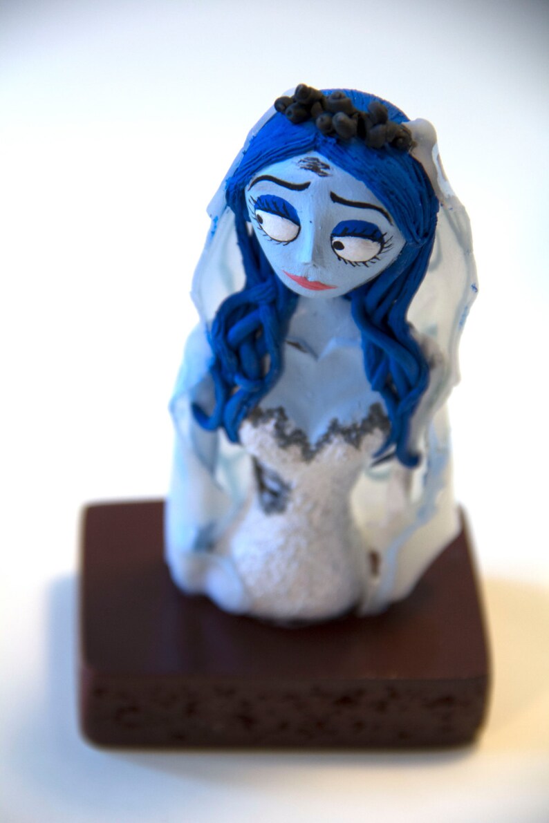 Corpse Bride Emily Inspired Sculpture Corpse Bride Characters, Polymer ...