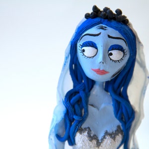Corpse Bride Emily Inspired Sculpture Corpse Bride Characters, Polymer ...