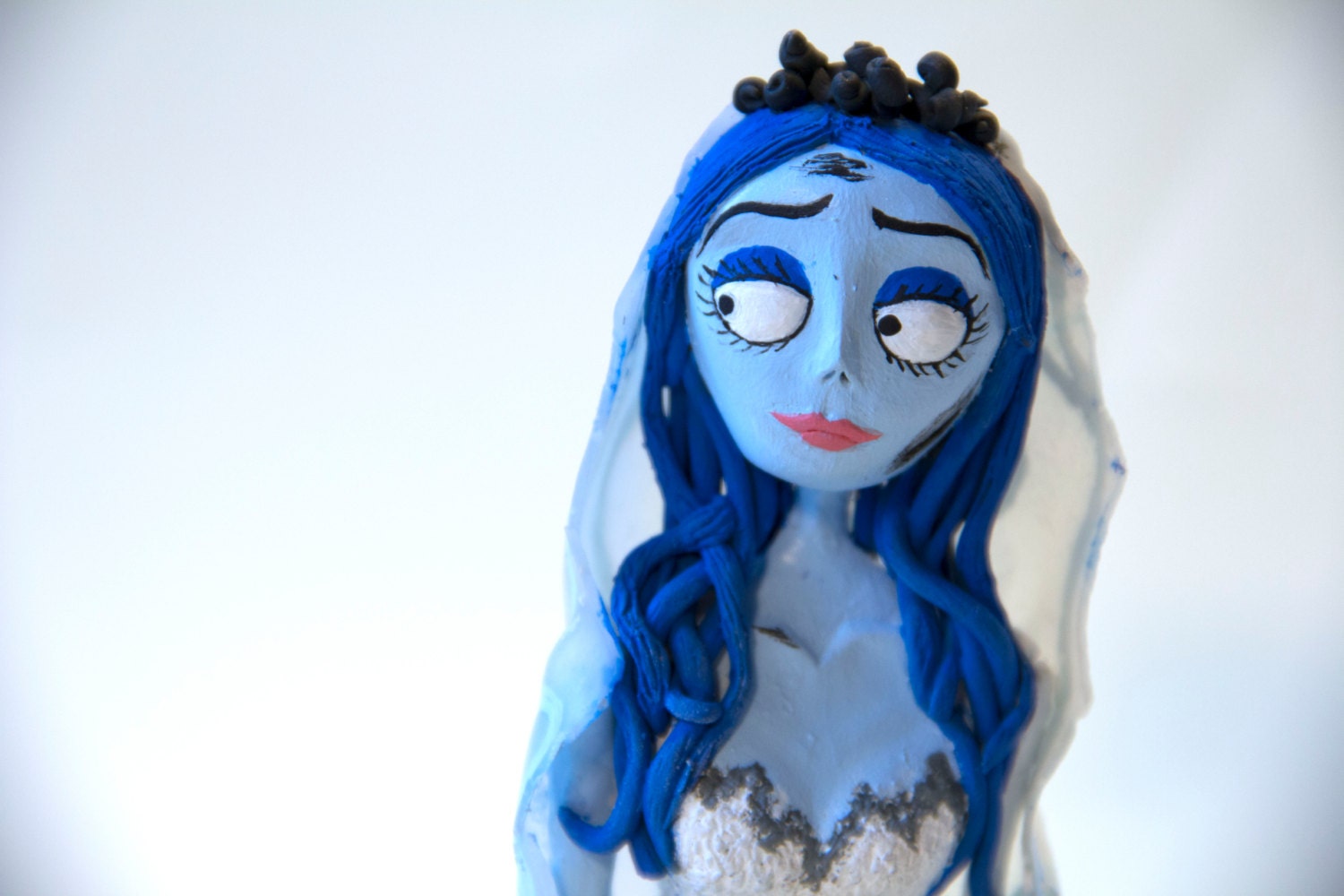 Corpse Bride Emily Inspired Sculpture Corpse Bride Characters, Polymer ...