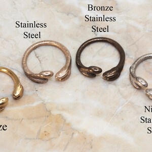 Human Femur Bone Ring Science Jewelry Brass Bronze Steel 3D Printed ...