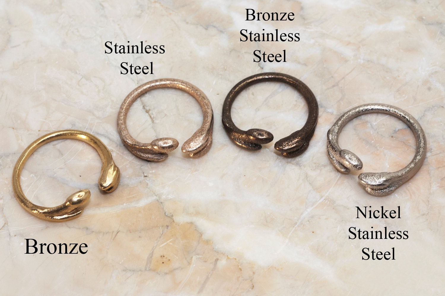 Human Femur Bone Ring Science Jewelry Brass Bronze Steel 3D - Etsy