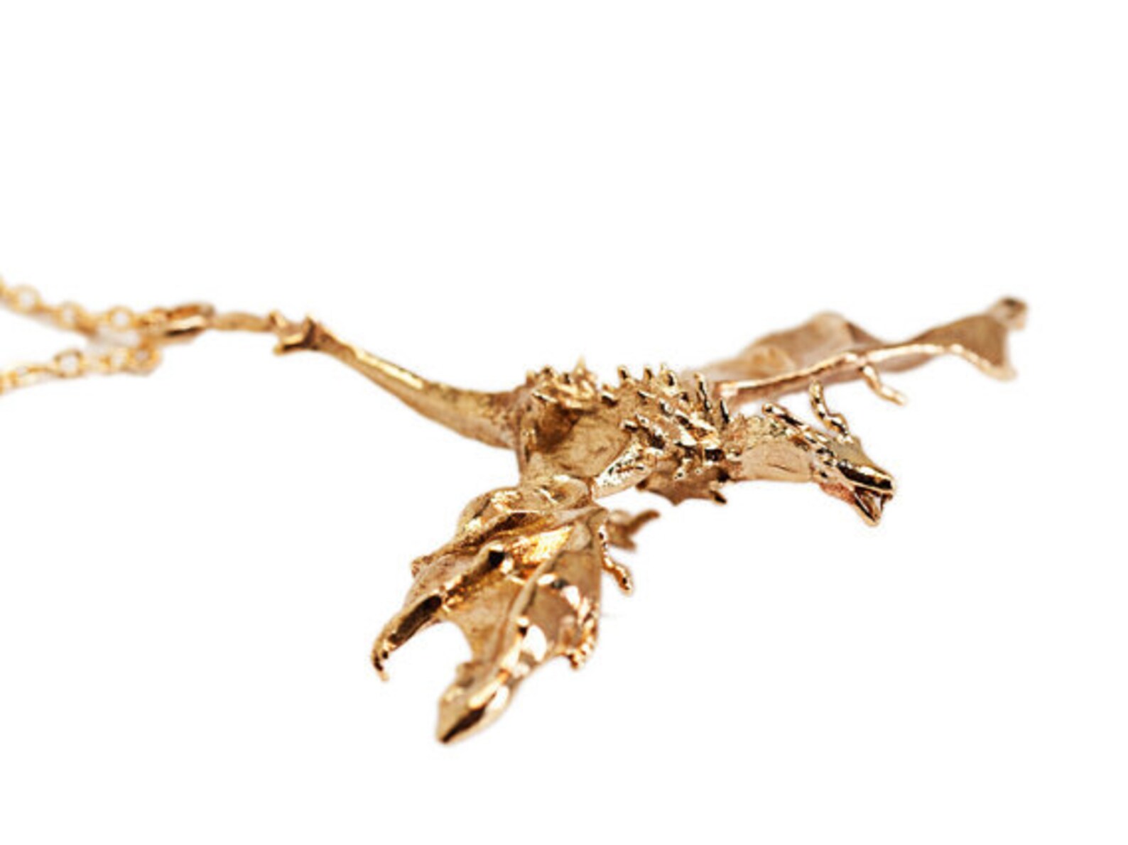 Flying Dragon Necklace Fantasy Jewelry Dragon Jewelry - Etsy