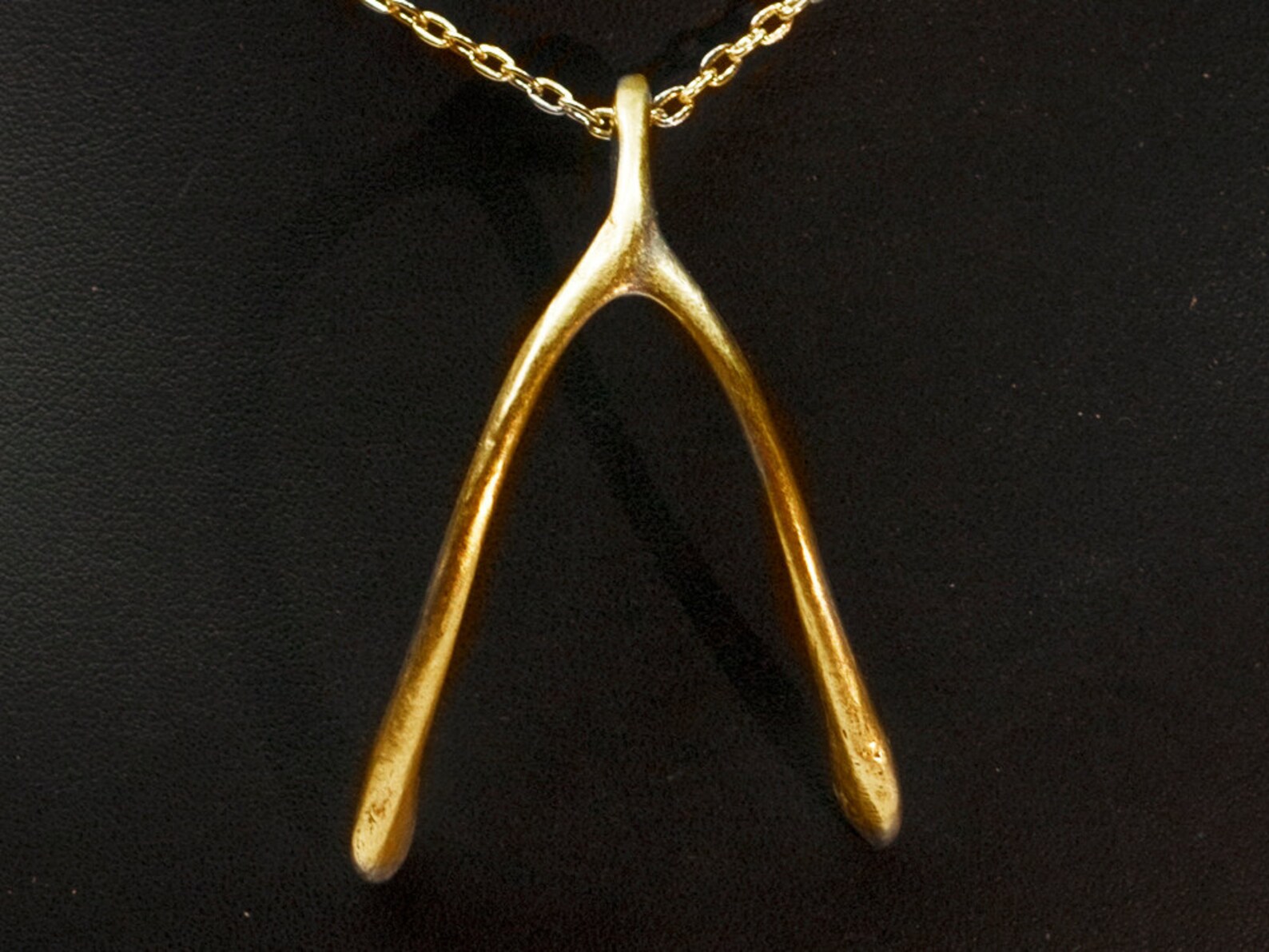 Wishbone Necklace Furcula Bone Pendant Wishbone Jewelry Bronze - Etsy