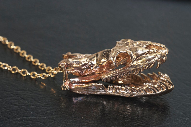 Python Snake Skull Jewelry 3D Printed Snake Skull Necklace | Etsy