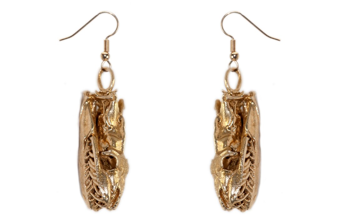 Python Snake Skull Jewelry 3D Printed Snake Skull Earring - Etsy