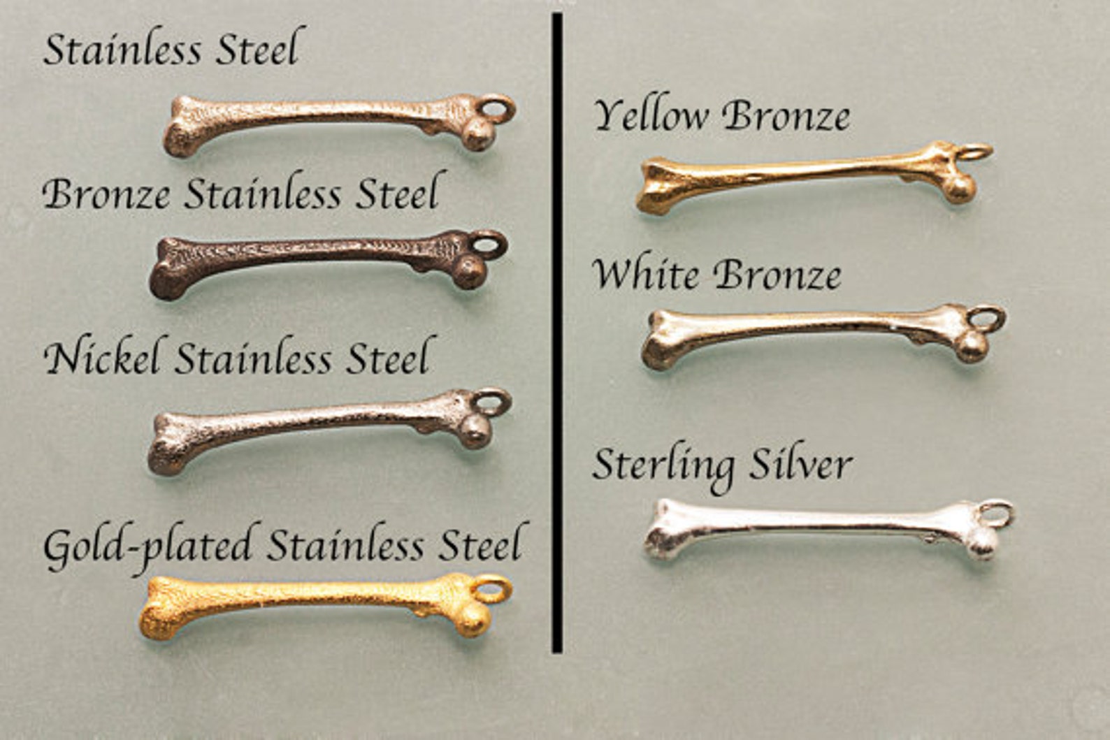 Bone Jewelry Human Femur Bone Pendant Human Thigh Bone - Etsy