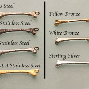 Bone Jewelry Human Femur Bone Pendant Human Thigh Bone Science Jewelry ...