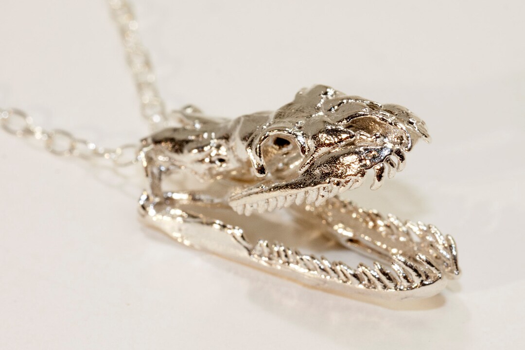 Python Snake Skull Jewelry 3D Printed Snake Skull Necklace - Etsy