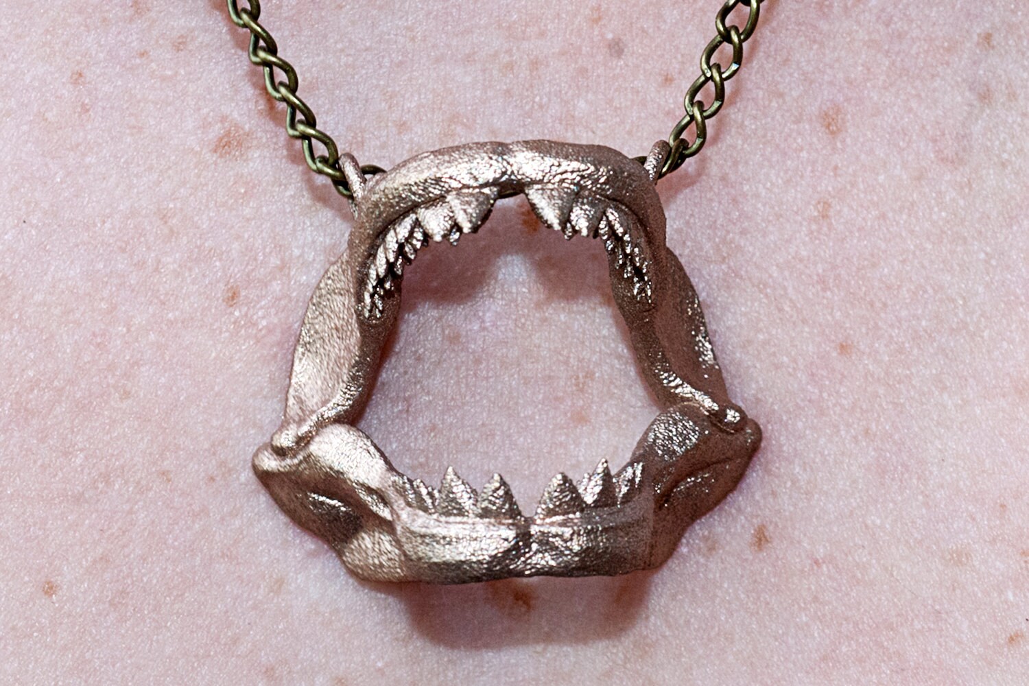 Great White Shark Jaws Pendant Skull Jewelry Shark Teeth | Etsy