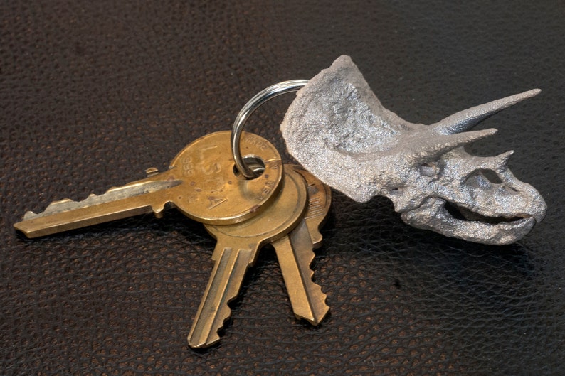 Dinosaur Skull Keychains Skull Keychains Biology Keychain - Etsy