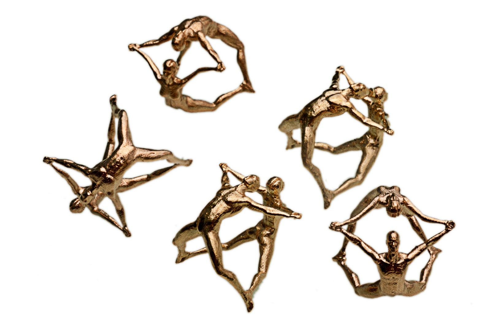 3D Printed Pendant Necklace joy Human Figures Joy | Etsy