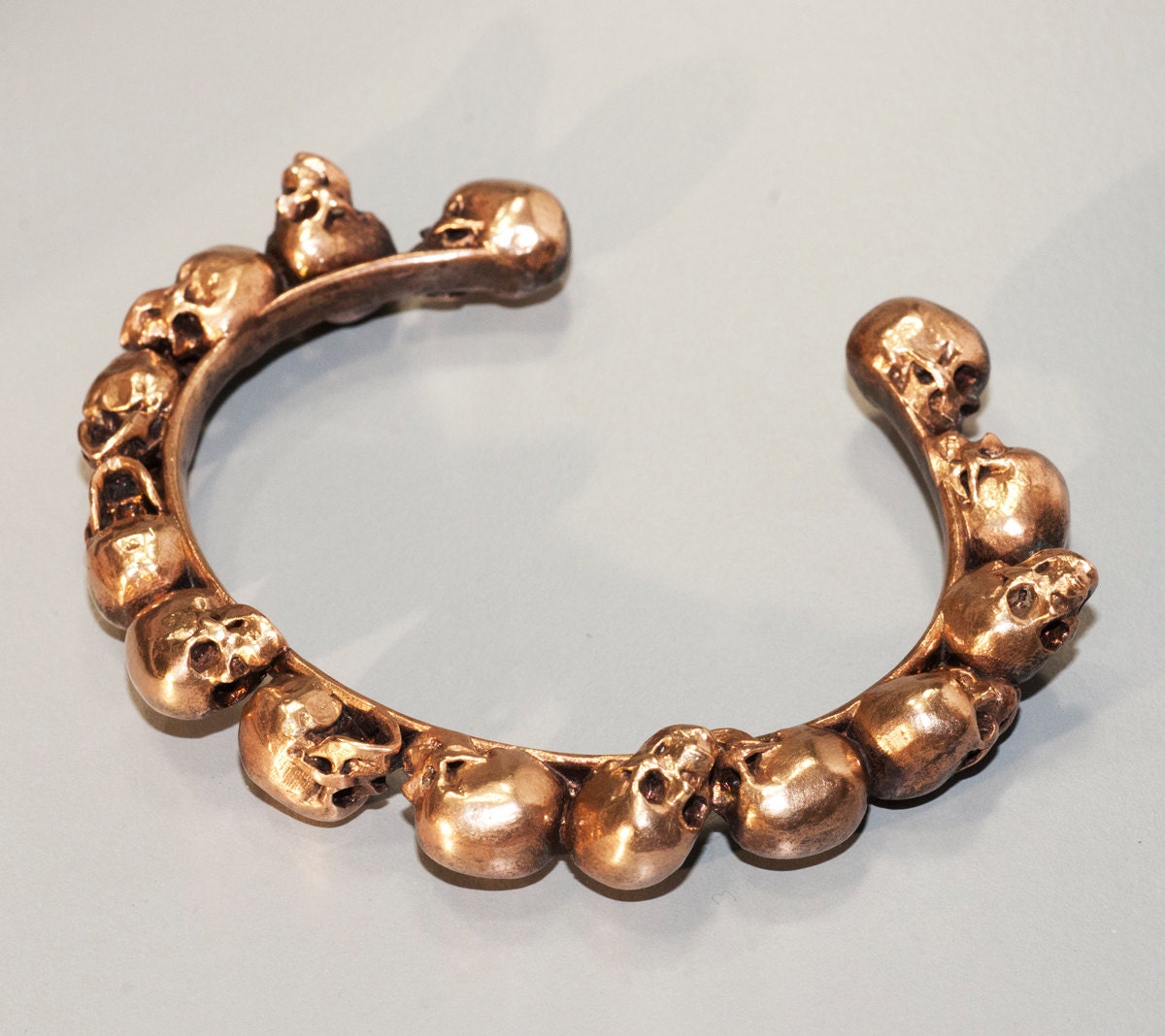 Human Skulls Bracelet Human Skull Jewelry Skull Sculpture | Etsy