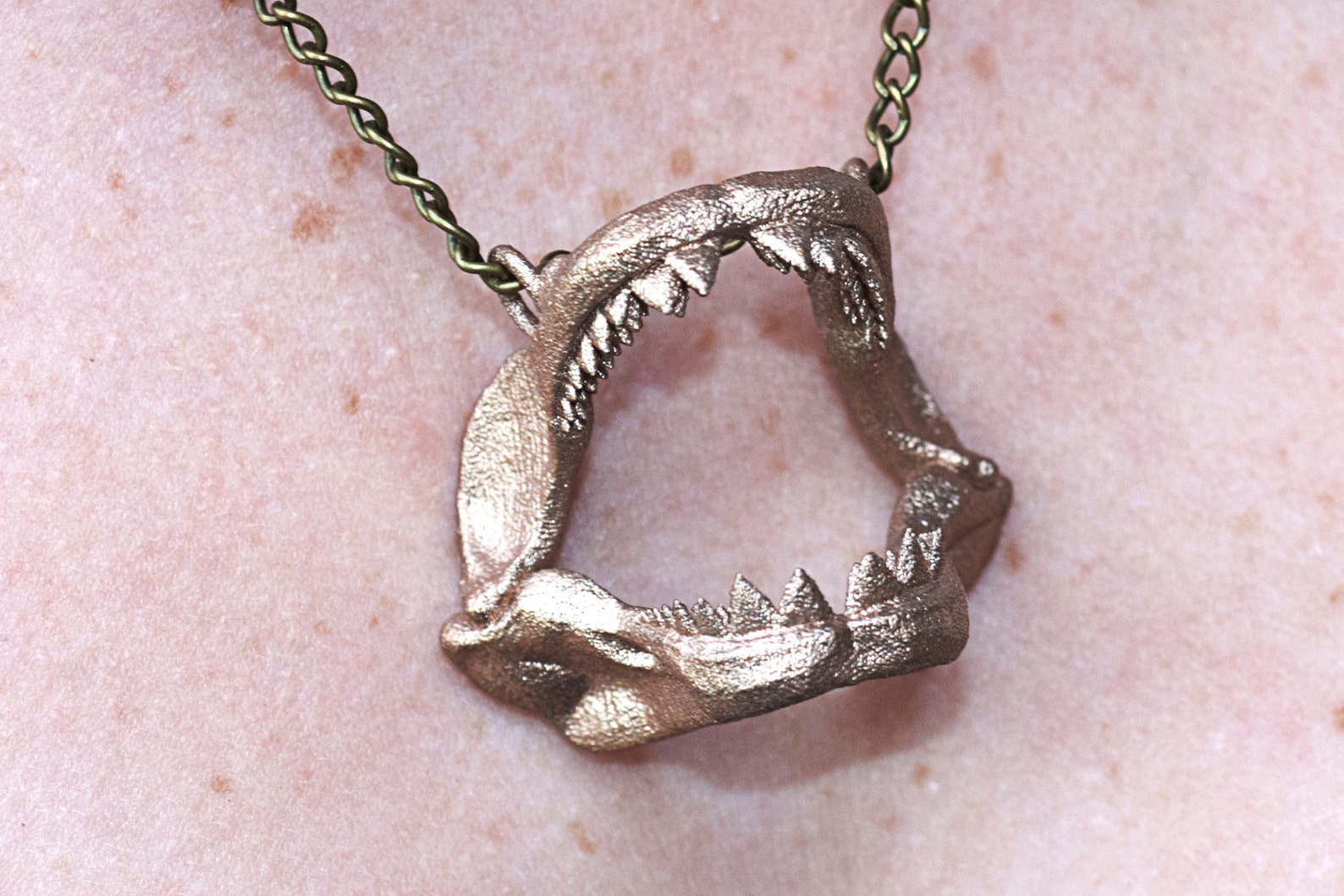 Great White Shark Jaws Pendant Skull Jewelry Shark Teeth | Etsy