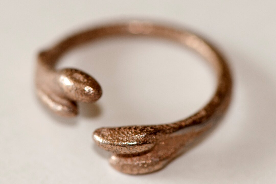 Human Femur Bone Ring Science Jewelry Brass Bronze Steel 3D Printed ...