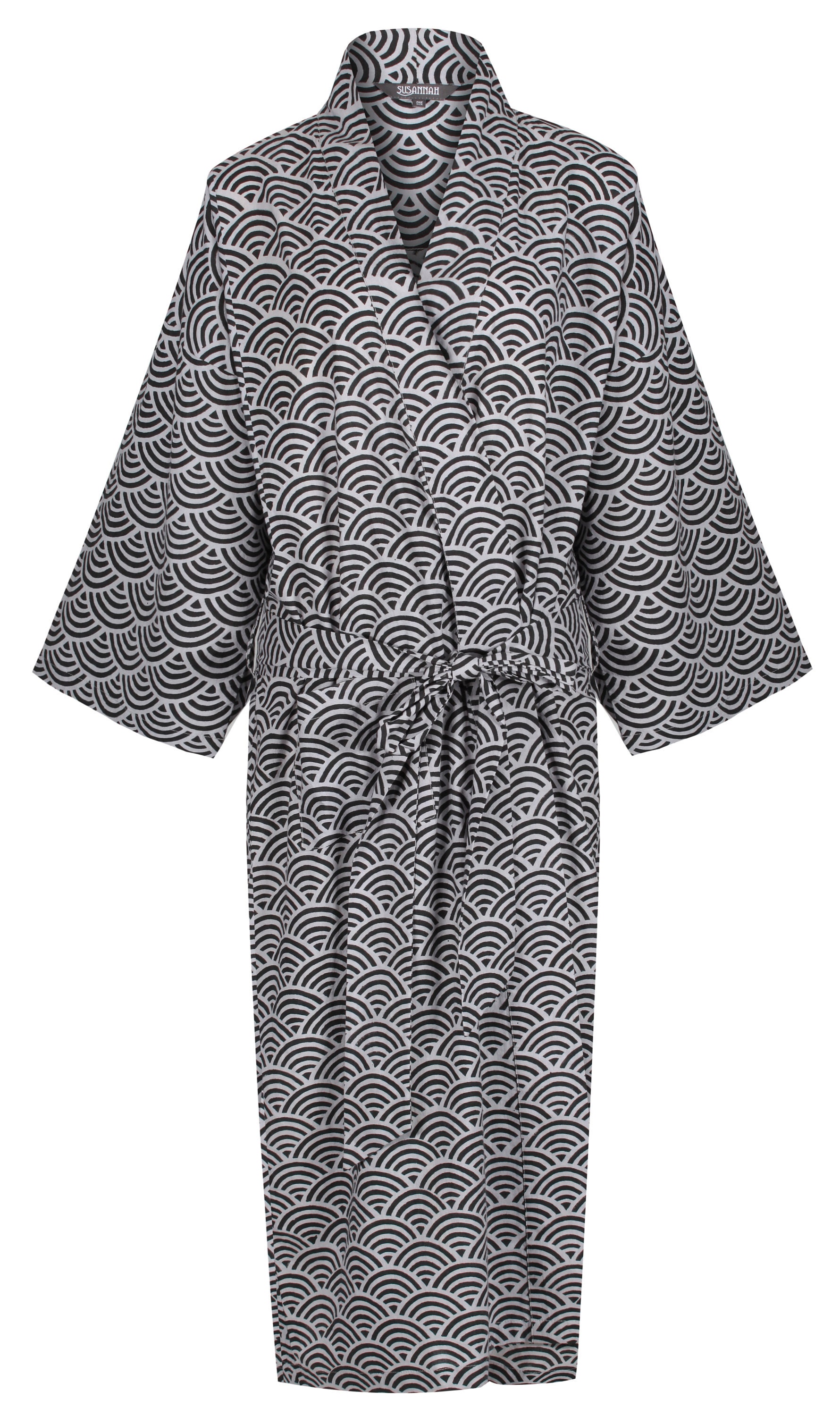 Long Kimono Ladies Yukata Robe 100% Organic Light Cotton - Etsy UK