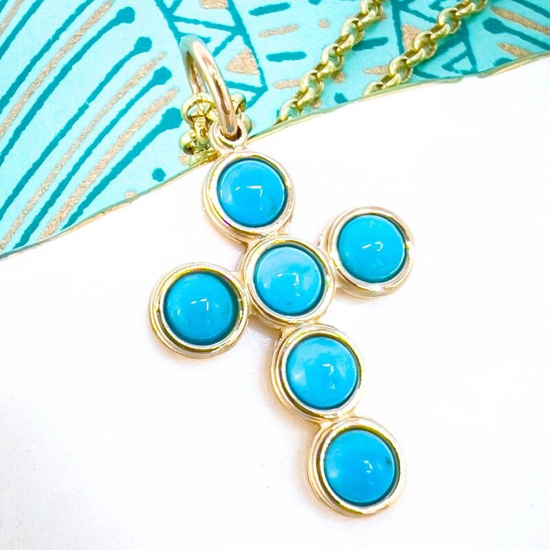 Turquoise Cross - Etsy