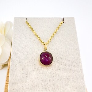 Genuine Star Ruby Solid 14K Yellow Gold Pendant, Newly Handcrafted - Etsy