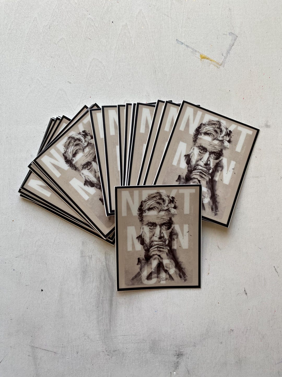 NEXT MAN UP Steve Bannon Warroom Posse 3 Vinyl Original Art Sticker - Etsy