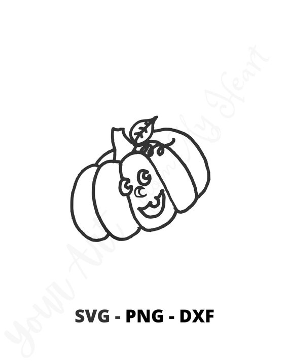 Jack-o-lantern SVG PNG DXF File Halloween Printable Art - Etsy